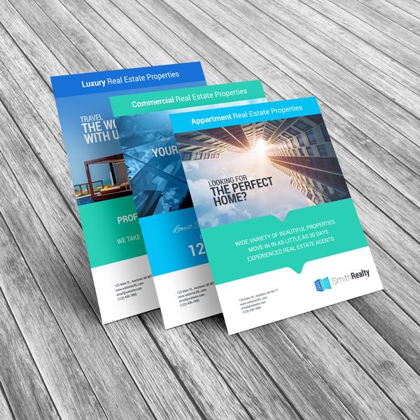 Staggered Cut Flyers